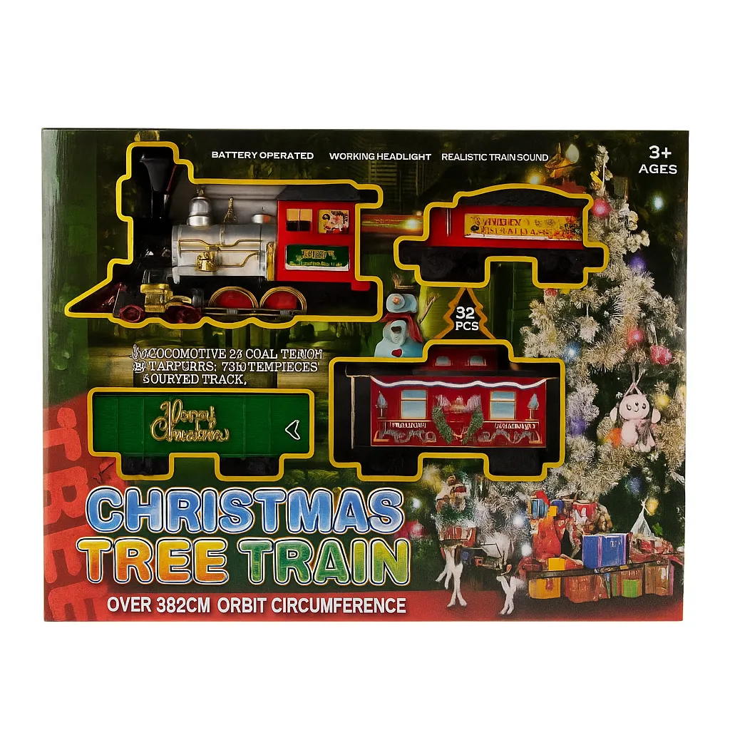 Новогодишен воз Christmas Tree train - Dambo.mk